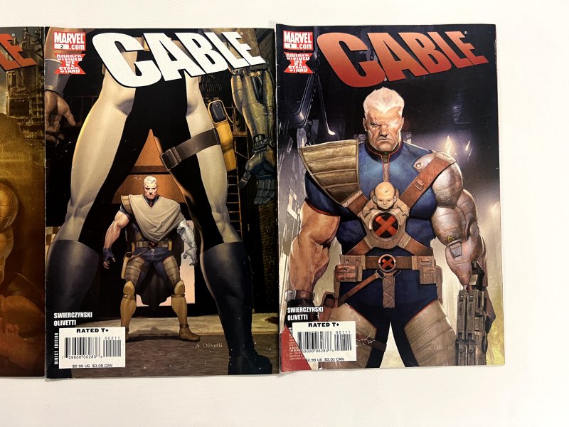 3 Cable Marvel Comic Books #1 2 3 Avengers Spiderman Thor Defenders 91 ...