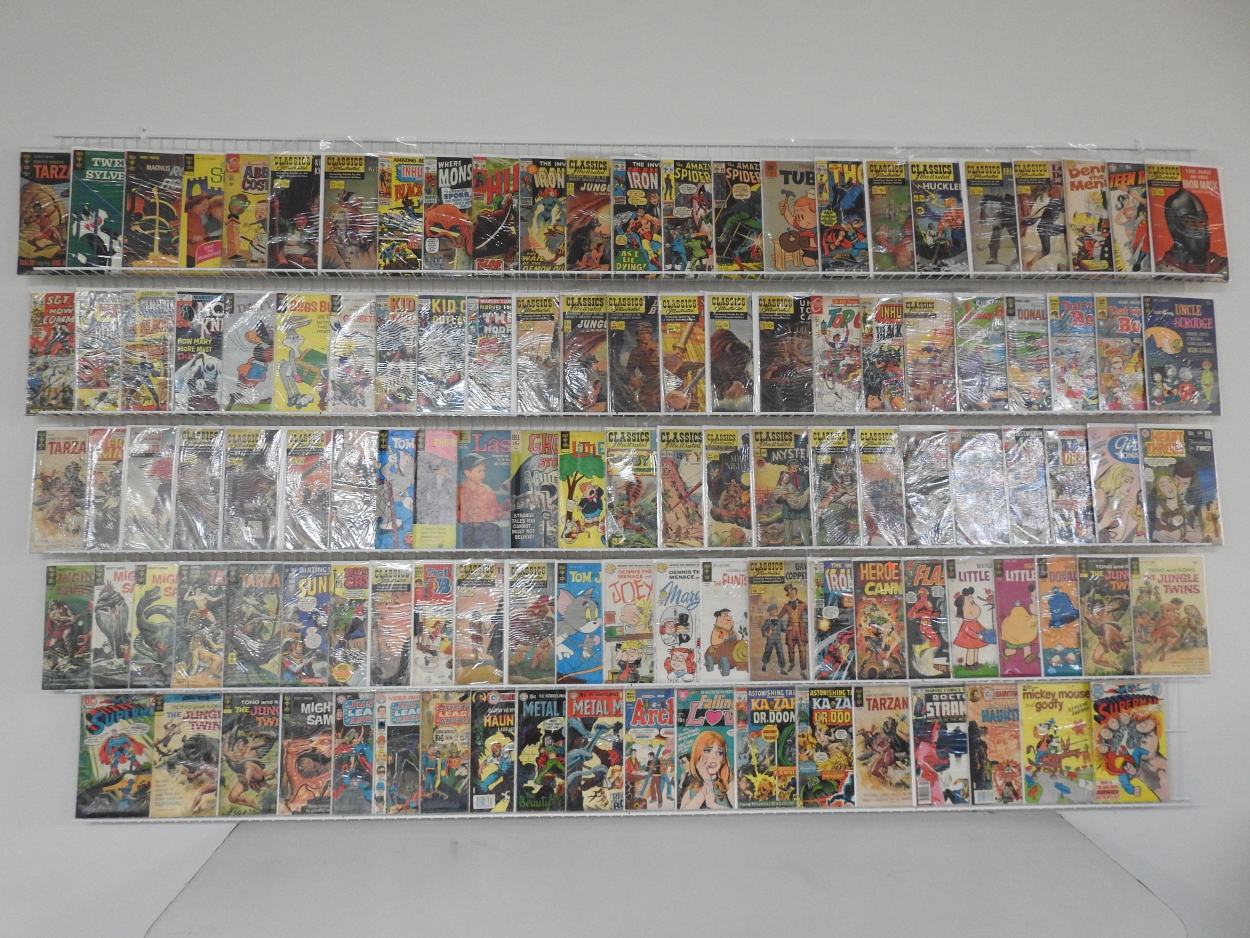 Huge Lot of 115 Comics W/ Classics Illustrated, Spider-Man, +More Avg ...