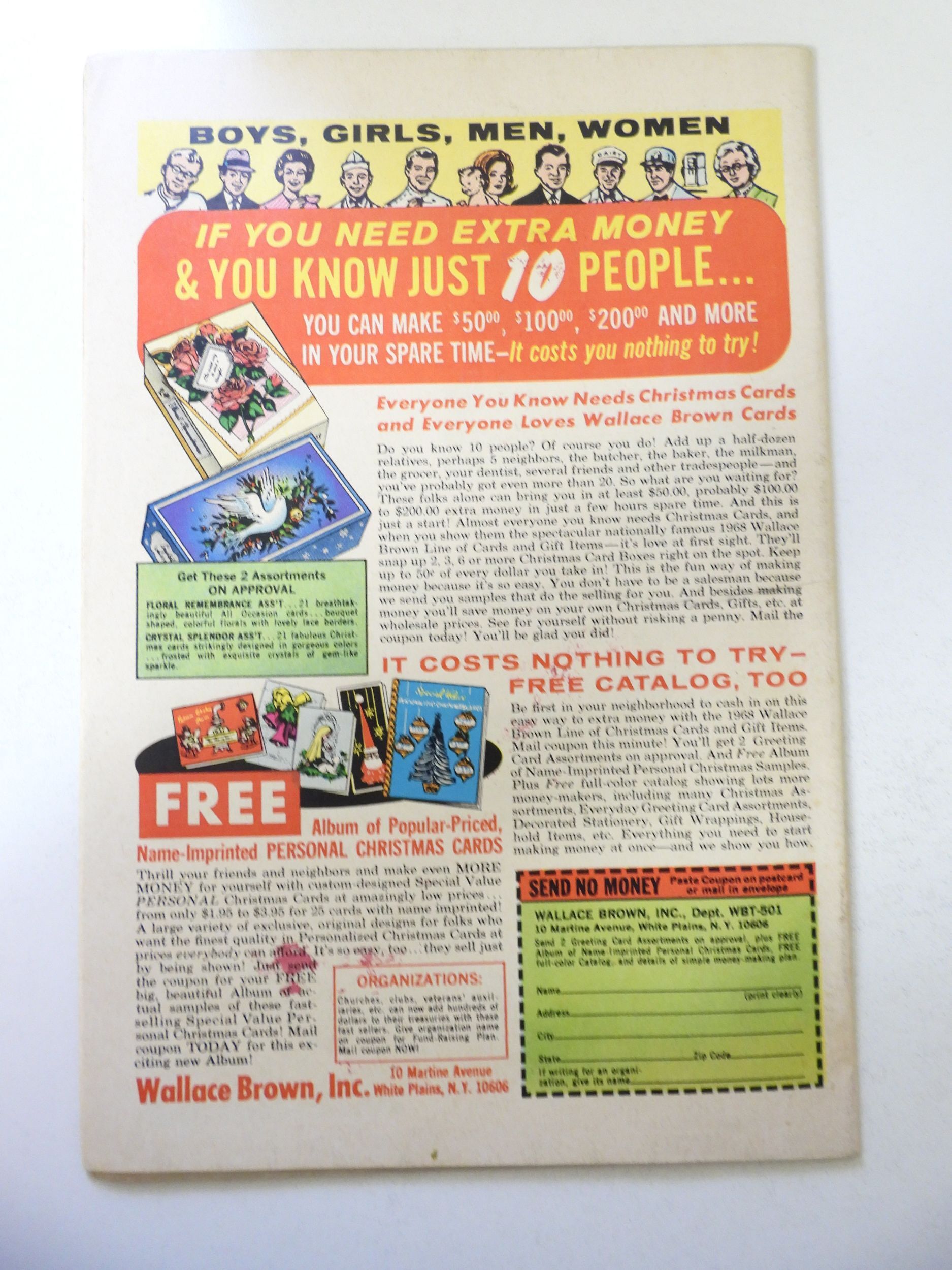 Daredevil #43 (1968) VG Cond centerfold detached at one staple, ink ...