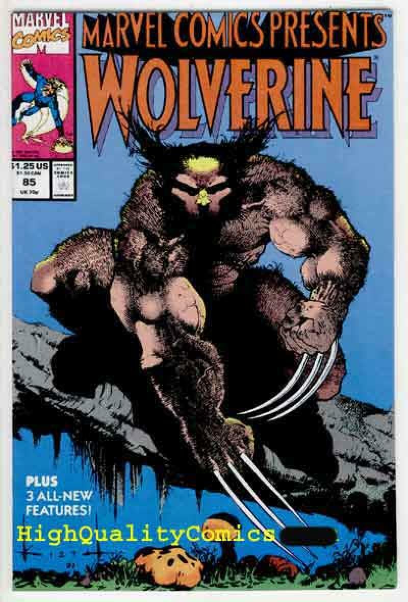 MARVEL COMICS PRESENTS #85, VF/NM, Wolverine, Sam Kieth, more MCP in ...