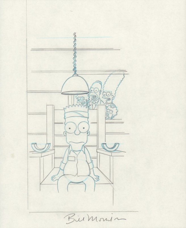 Best of The Simpsons Vol 11 VHS Cover Bart in Electric Chair by Bill ...