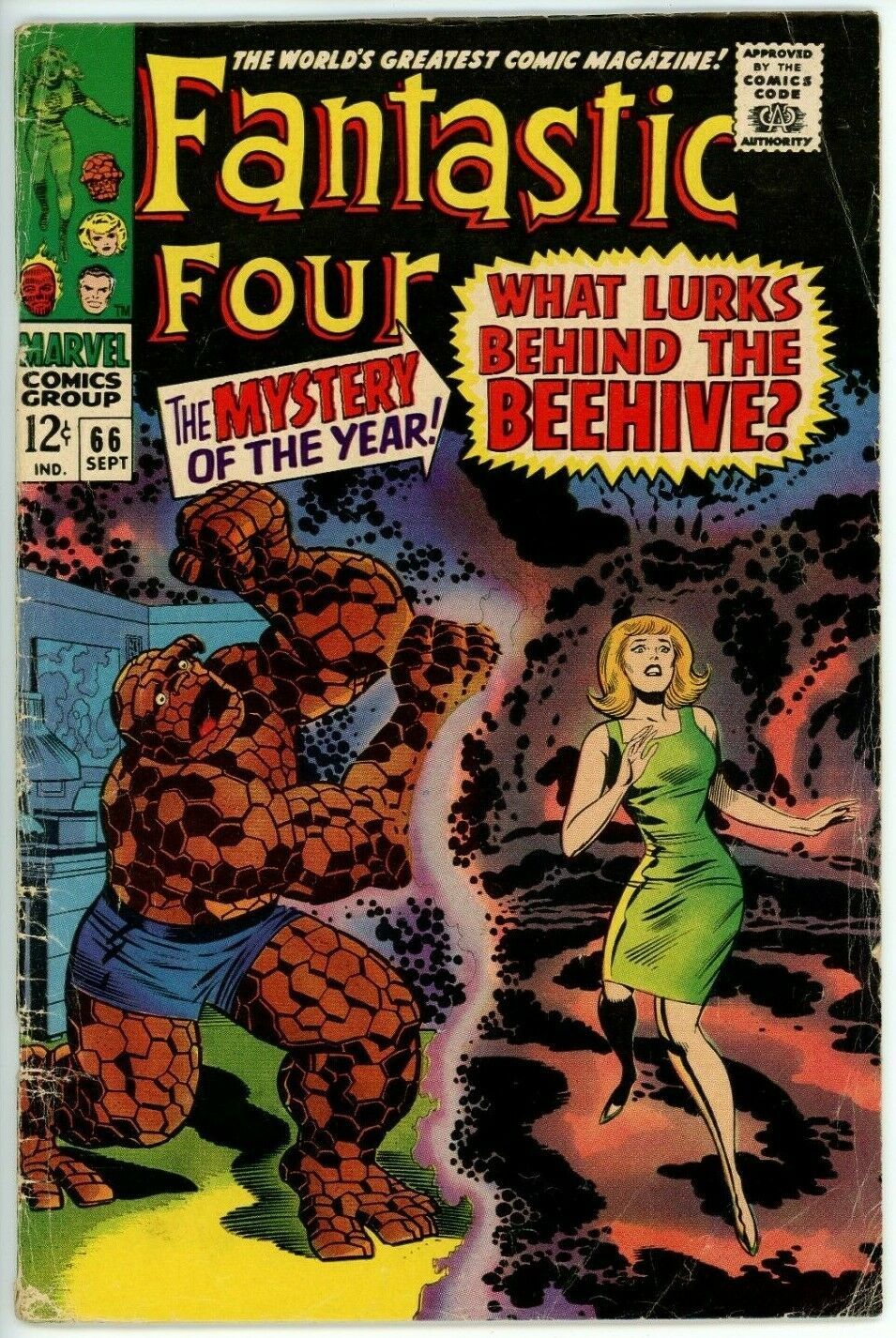Fantastic Four #66 (1962) - 3.0 GD/VG *Warlock Origin/1st Appearance ...