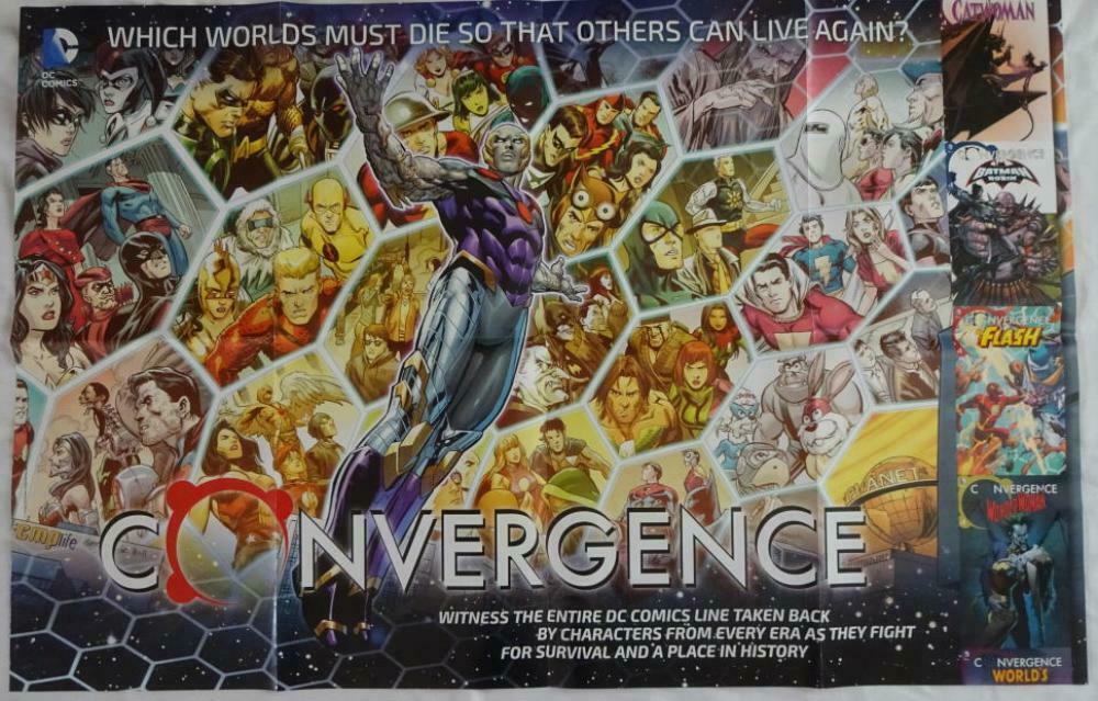 CONVERGENCE Promo Poster , 22 x 34, 2015 ,DC, Unused more in our store ...