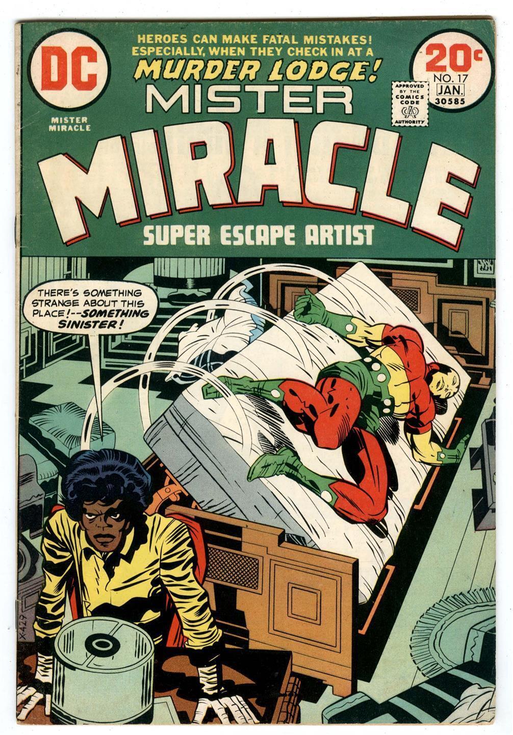 Mister Miracle #17 Jan 1974 Jack Kirby Art Murder Lodge Big Barda Shilo ...