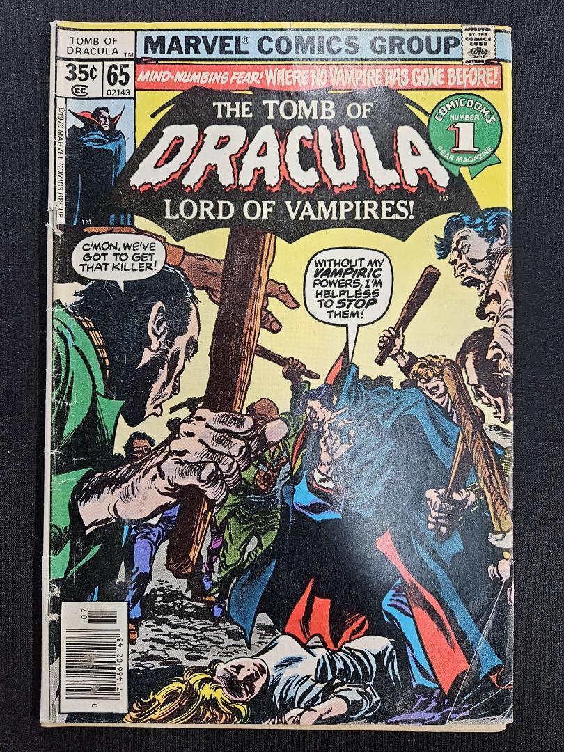 Tomb of Dracula #65, Lord of Vampires, Marvel Comics, 1978 | Comic ...