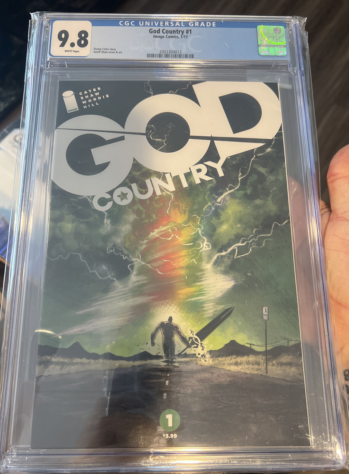 God Country 1 CGC 9.8 Legendary Optioned Film Image Comics Donny Cates ...