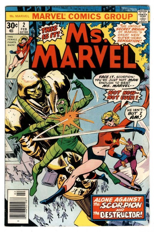 Ms. Marvel #2 Origin CAROL DANVERS/Ms. Marvel, Scorpion & Destructor ...