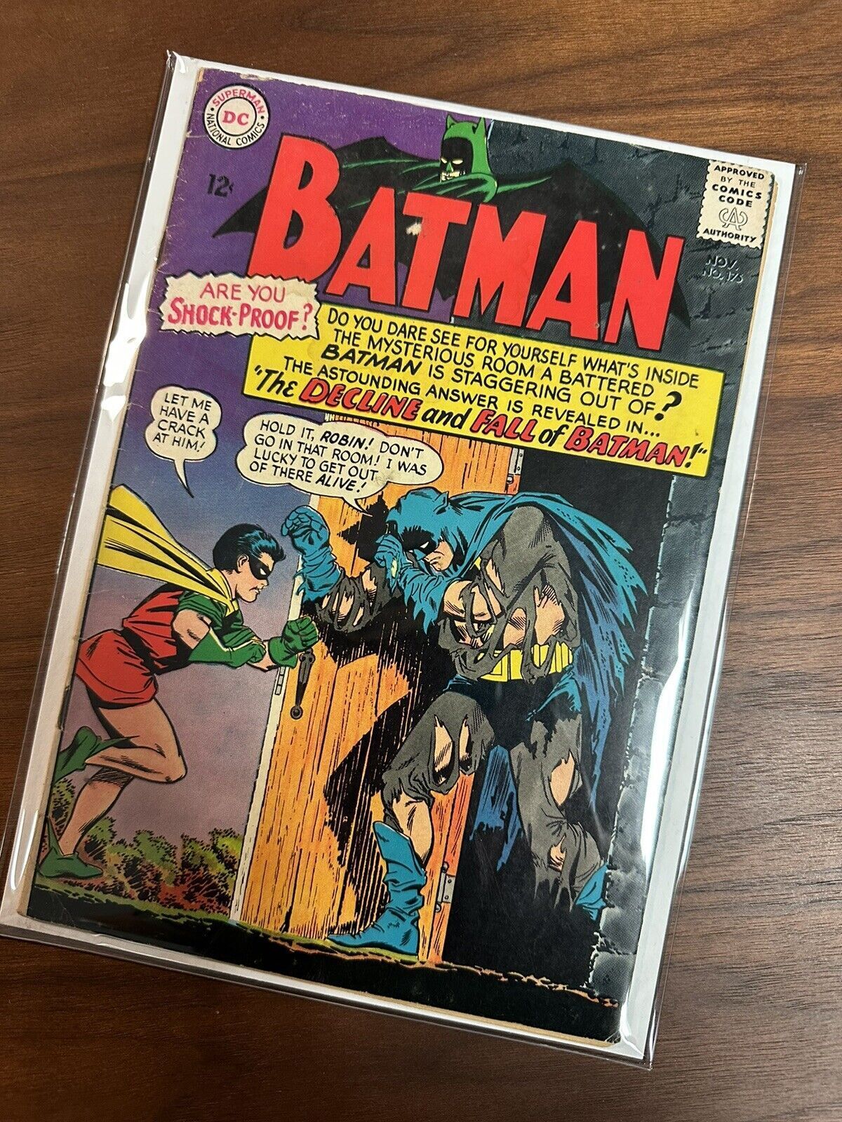 BATMAN #175 VG- "The Decline and Fall of Batman," (DC Comics 1965 ...