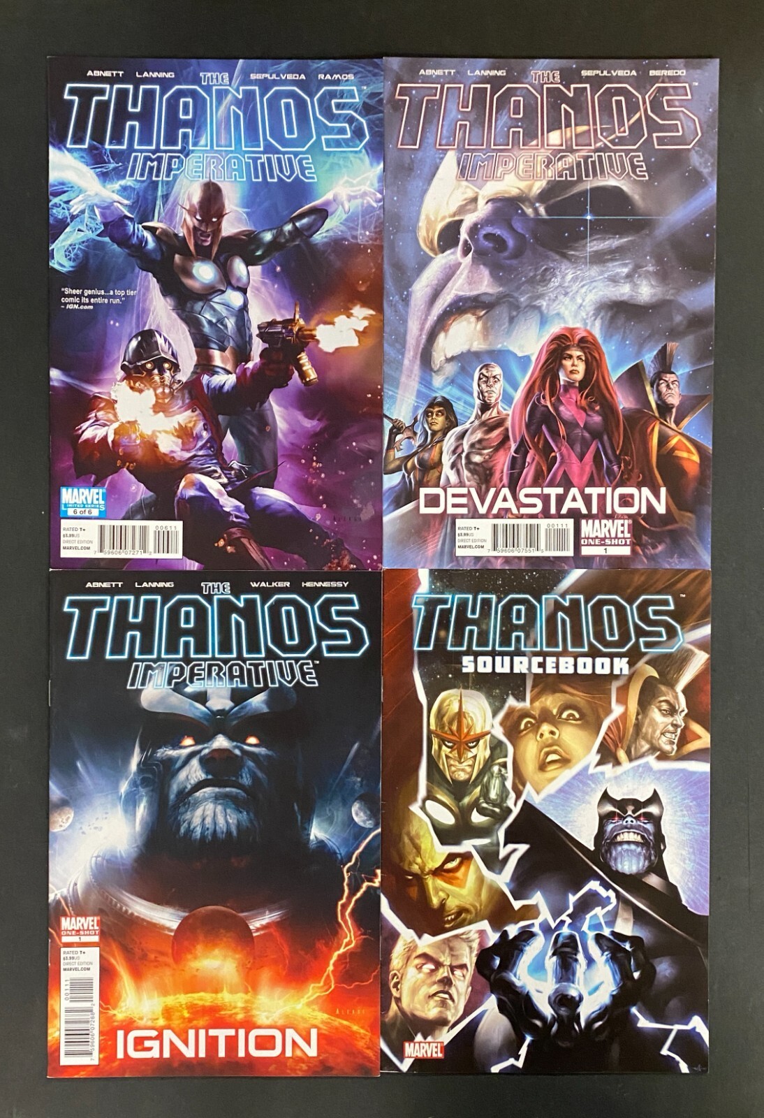 The Thanos Imperative #'s 1 2 3 4 5 6 + Sourcebook + Devastation ...