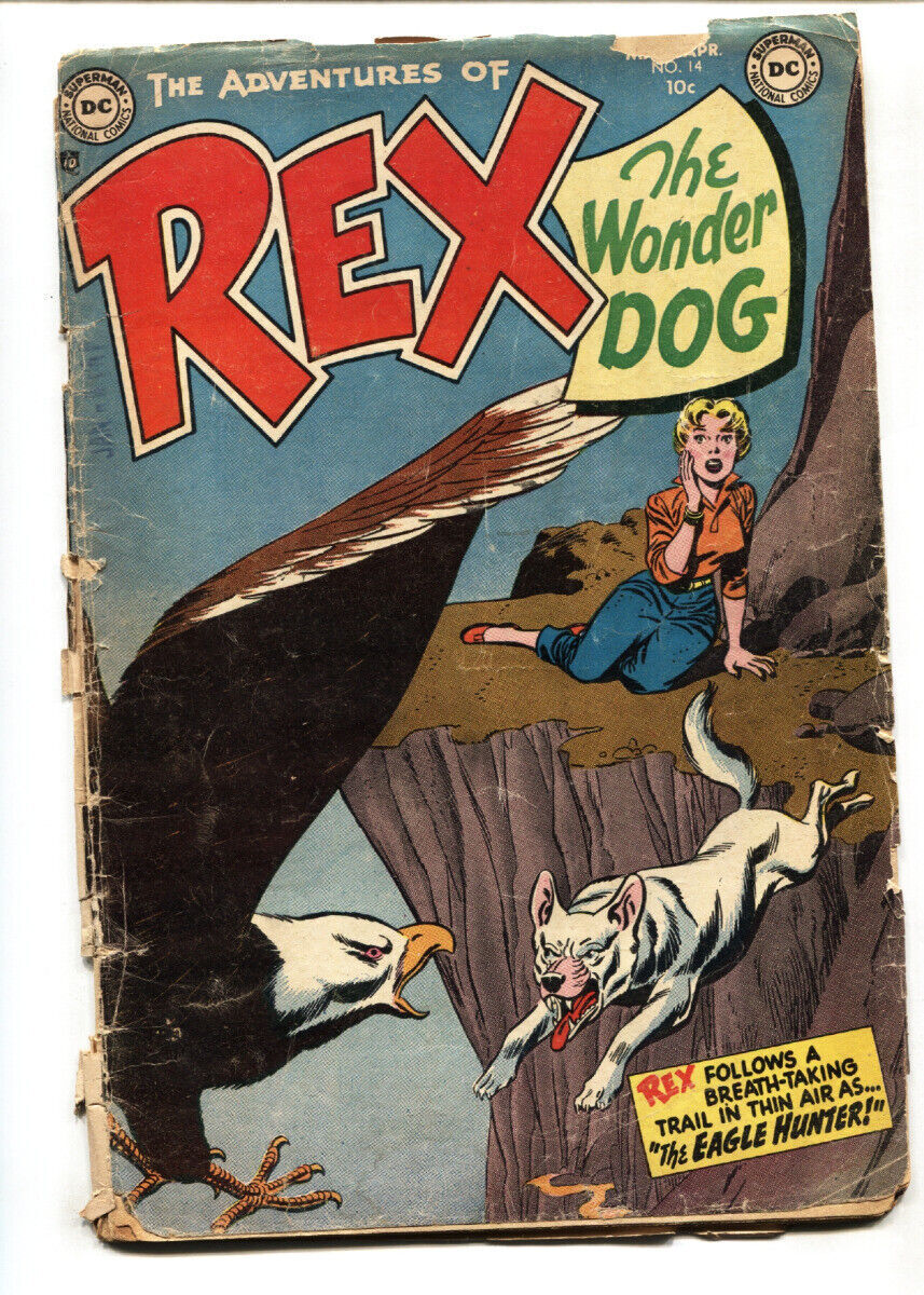 Adventures Of Rex The Wonder Dog #14 1953- Detective Chimp comic book ...