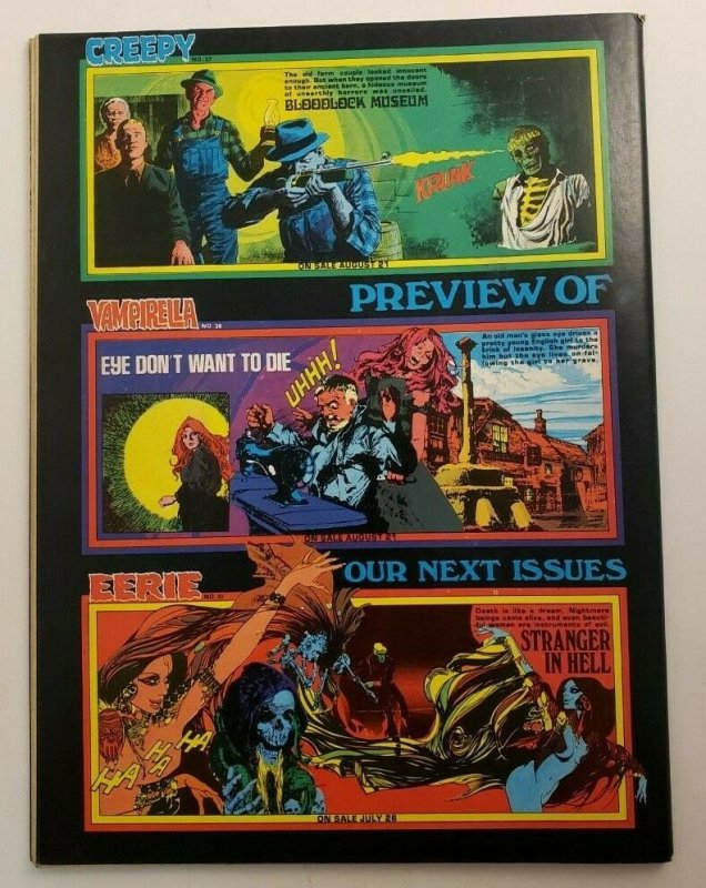 Vampirella #27 FN+ 1973 Warren Horror Magazine Dracula Witches Monsters ...