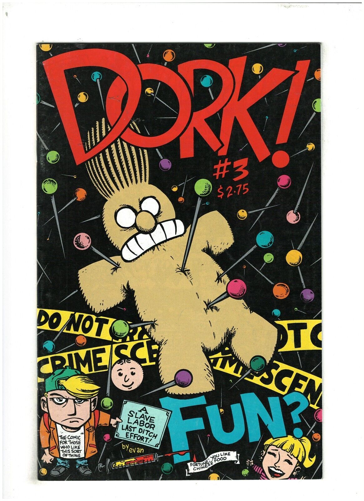 Dork #3 VF 8.0 3rd Print SLG 1995 Evan Dorkin | Comic Books - Modern ...
