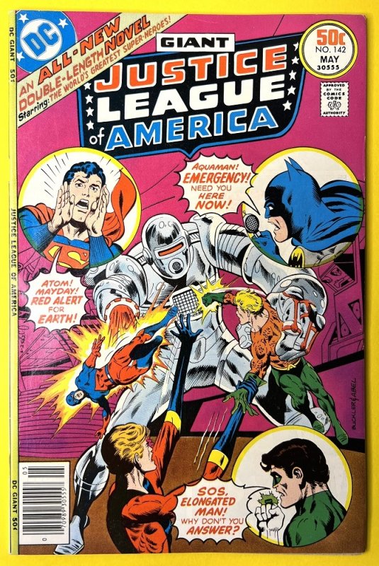 Justice League of America 142 BATMAN SUPERMAN GIANT (1977) | Comic ...