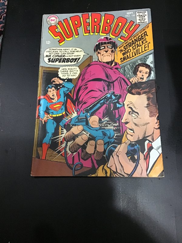 zz Superboy #150 (1968) Neil Adams cover 1st Mr. Cipher! VF/NM ...