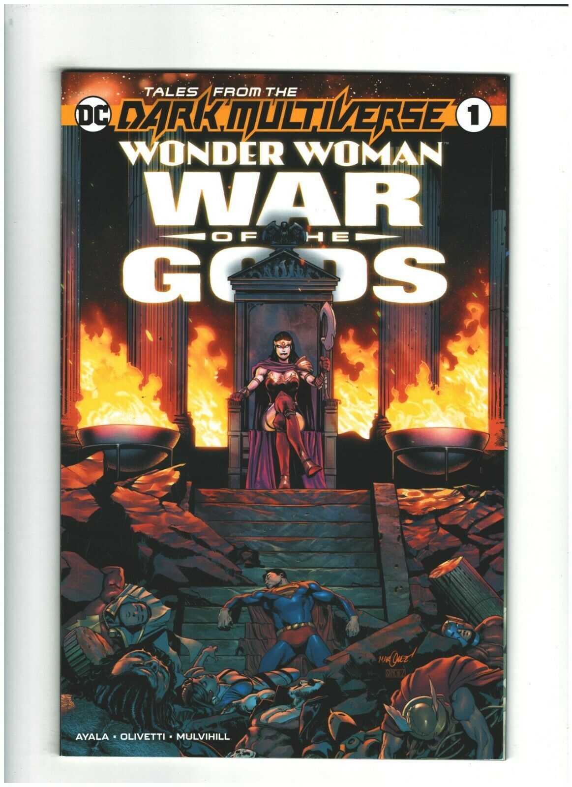 Tales From the Dark Multiverse: Wonder Woman- War of the Gods #1 NM- 9. ...