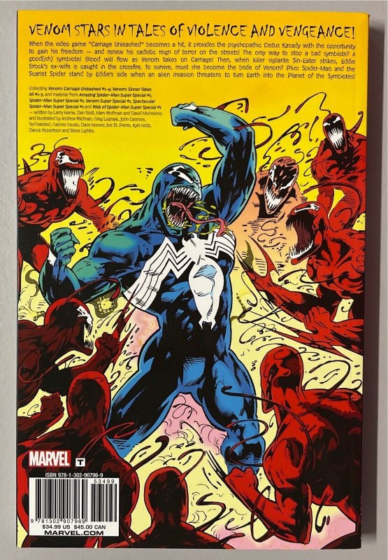 Venom Carnage Unleashed TPB Marvel 2017 Larry Hama & David Michelinie ...