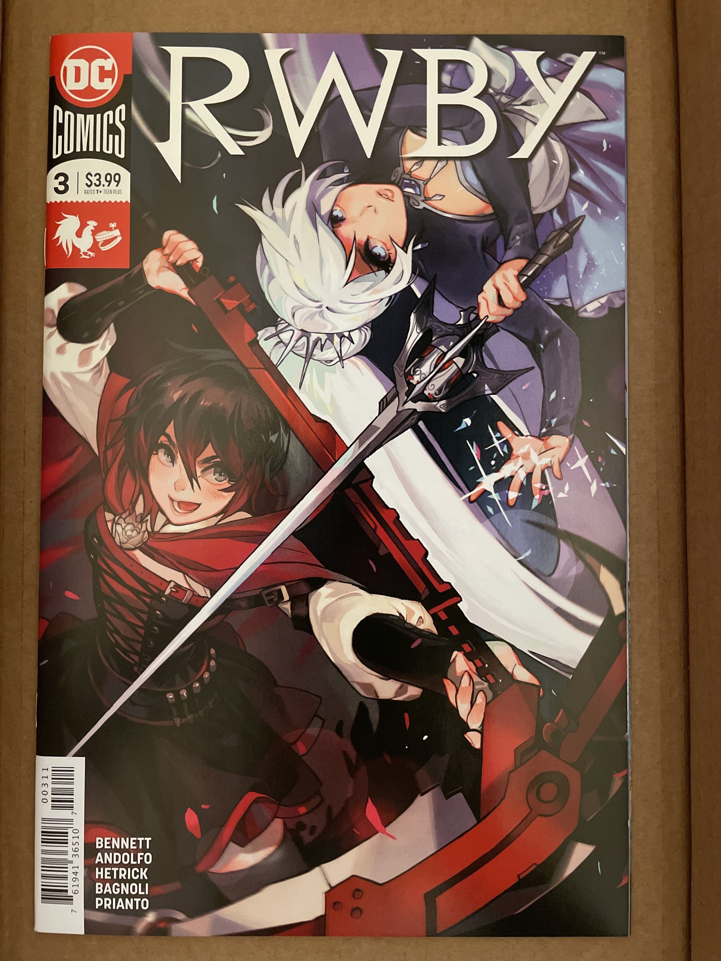 RWBY Comic Lot 2-6 w/ Artgerm Variants (8 Comics) Rare Low Print NM DC ...