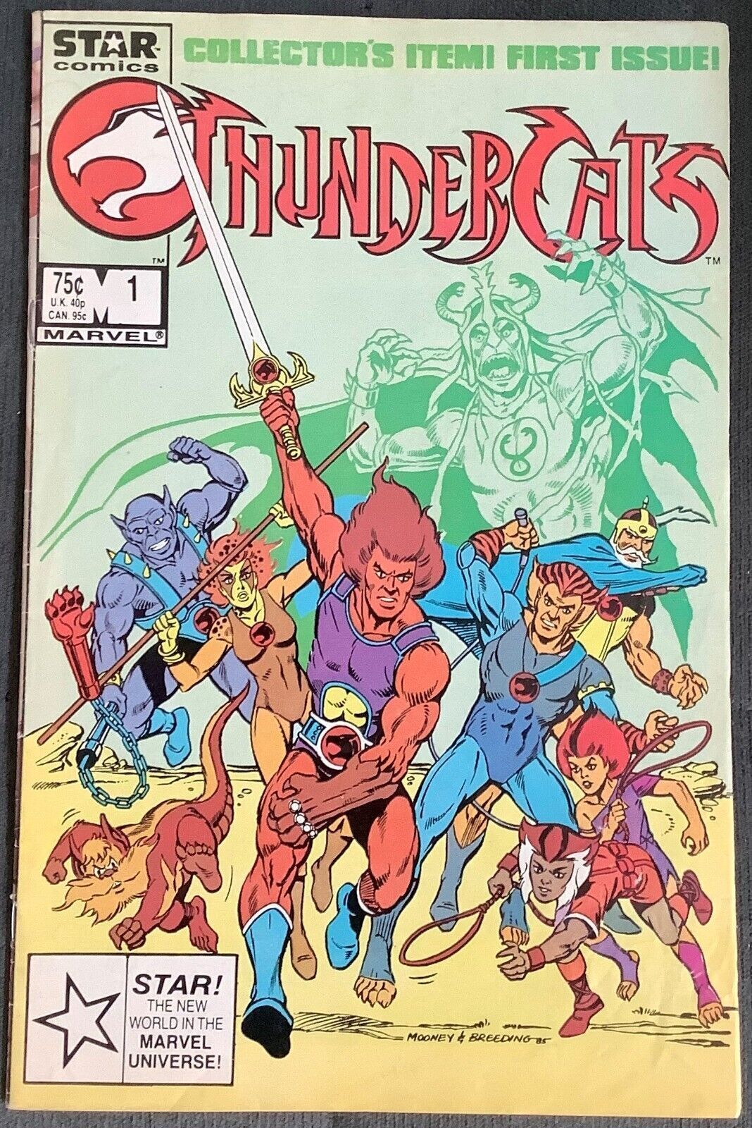 Thundercats #1 3rd Printing (1985, Marvel) FN | Comic Books - Copper ...