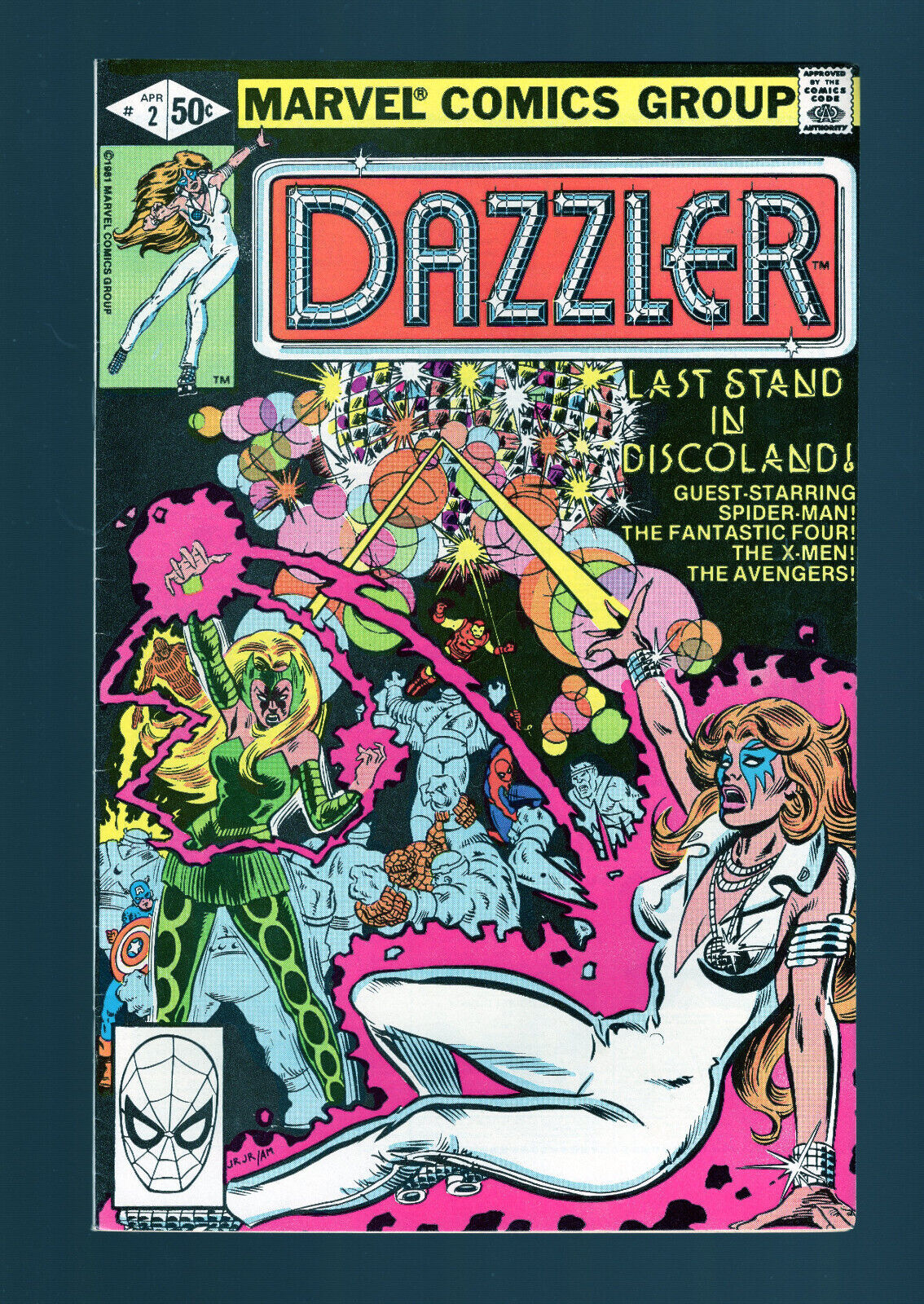 Dazzler #2 - John Romita Jr. Cover Art. Tom DeFalco Story. (9.0/9.2 ...