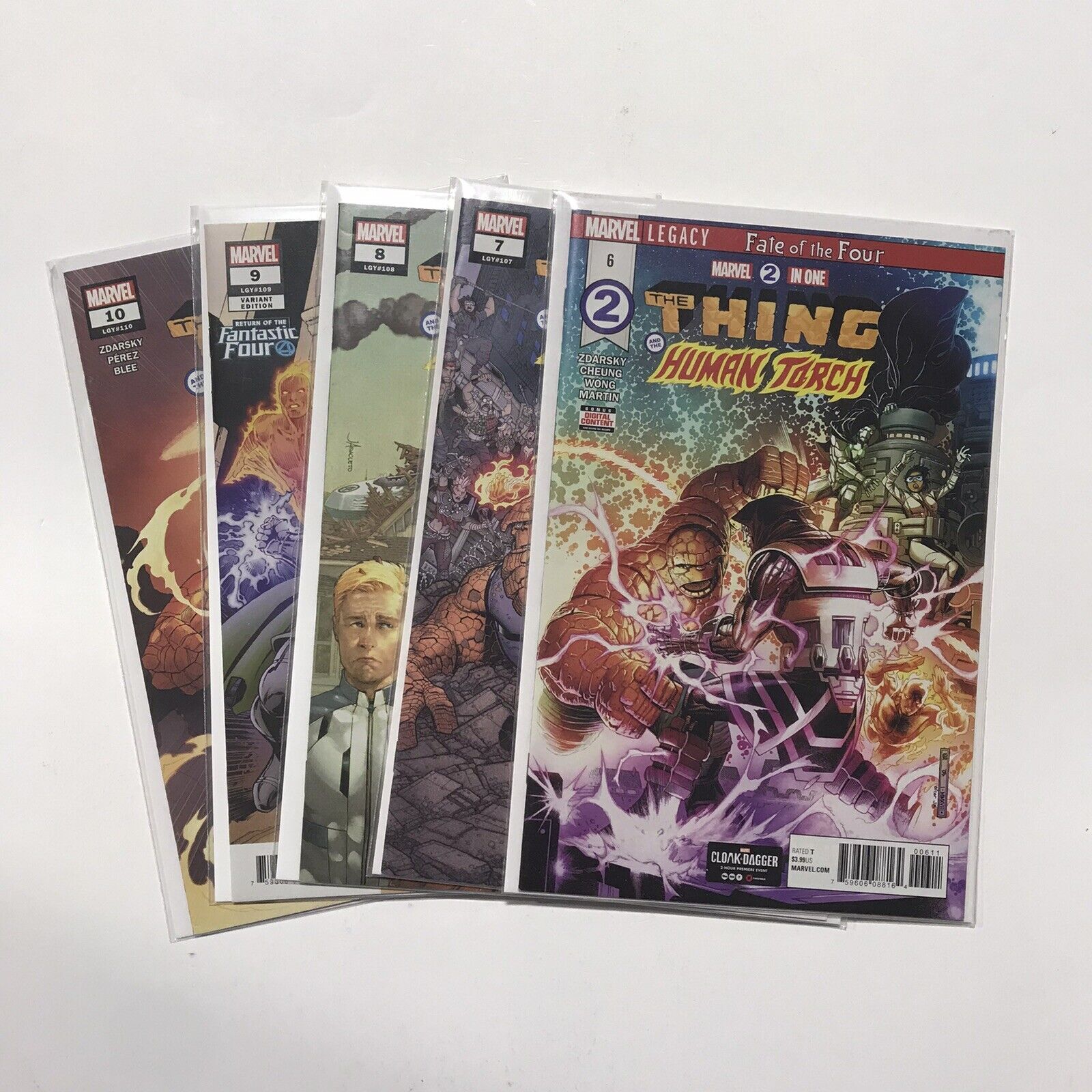 Marvel 2 In One 1 2 3 4 5 6 7 8 9 10 Run Set of 10 2018 Marvel Nm Near ...