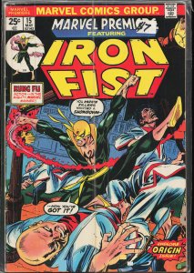 Marvel Premiere #15 (1974) Iron Fist [Key Issue] | Comic Books - Bronze ...