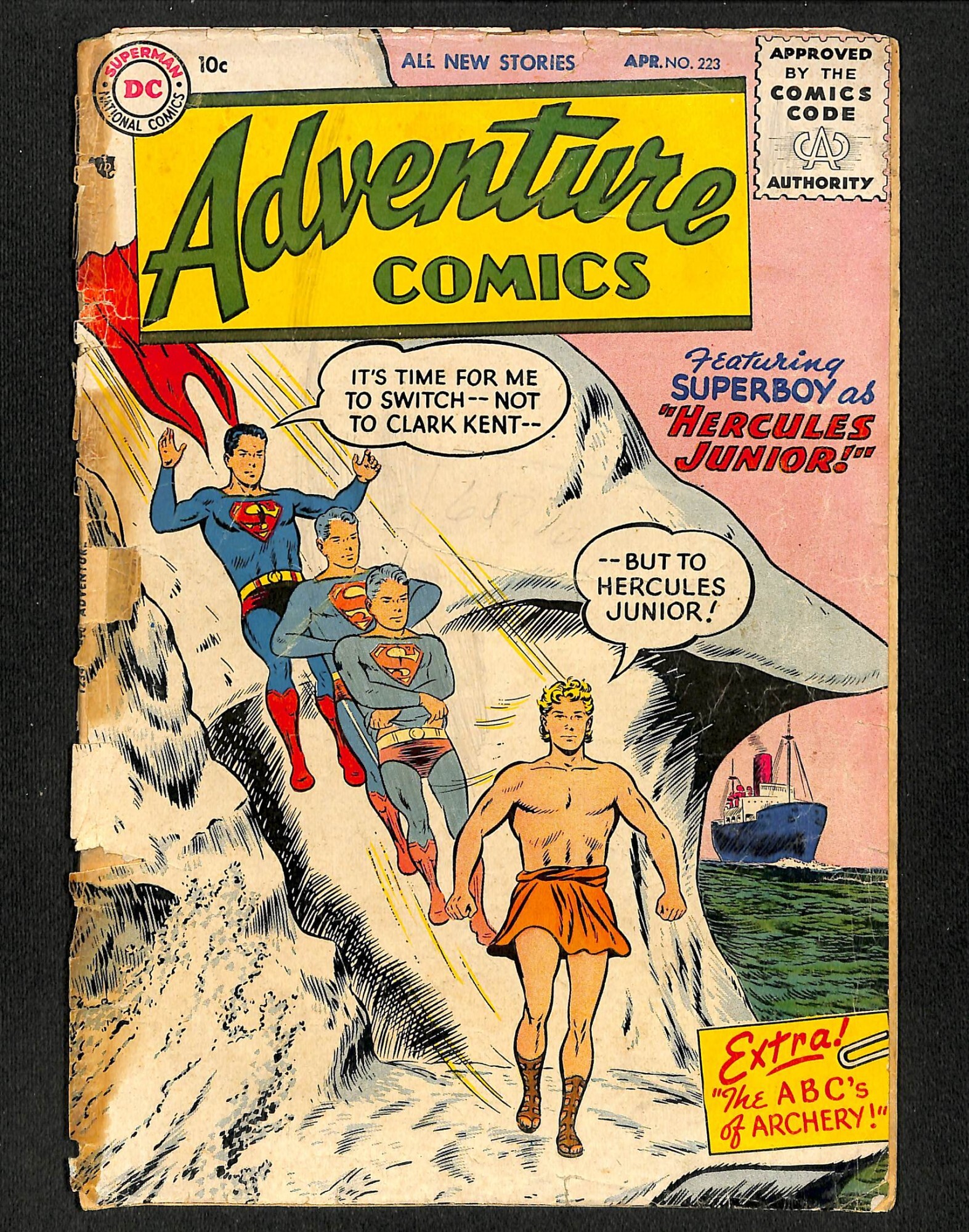 Adventure Comics #223 | Comic Books - Golden Age, DC Comics, Superboy ...