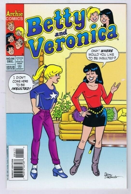 Betty and Veronica #94 ORIGINAL Vintage 1995 Archie Comics GGA | Comic ...