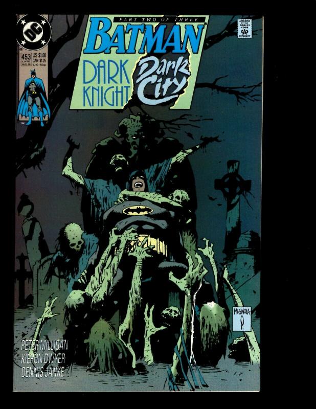 Lot Of 10 Batman DC Comics # 446 447 448 449 450 451 452 453 454 455 ...