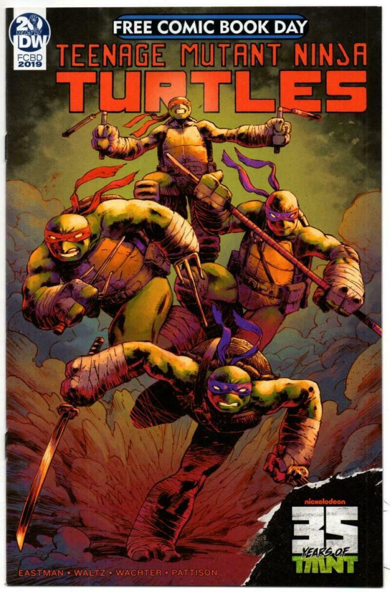 TEENAGE MUTANT NINJA TURTLES #1, NM, FCBD, TMNT, 2019, more Promo/items ...