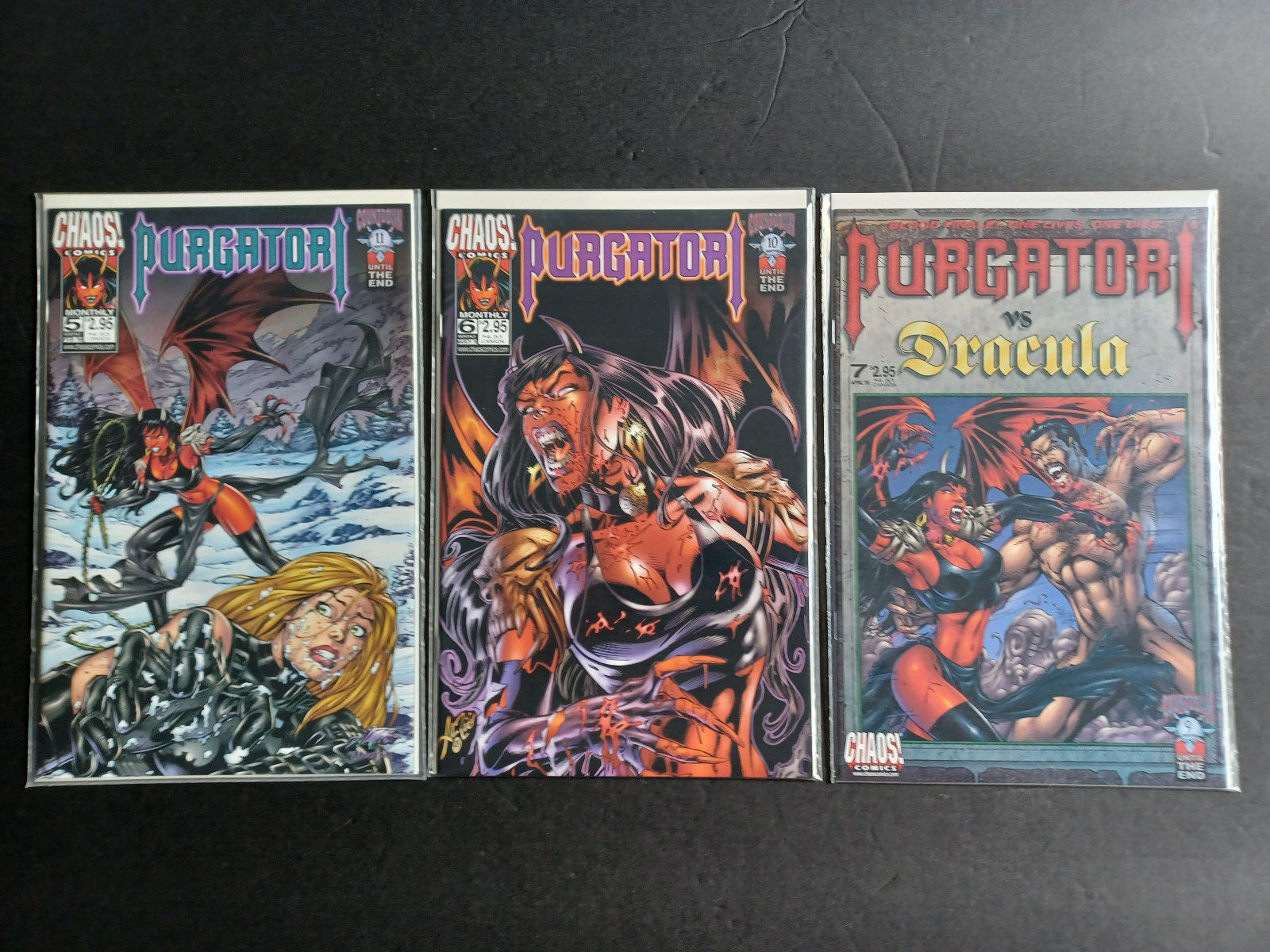Purgatori #1 2 3 4 5 6 & 7 Complete Set - Chaos - 1998 - NM | Comic ...