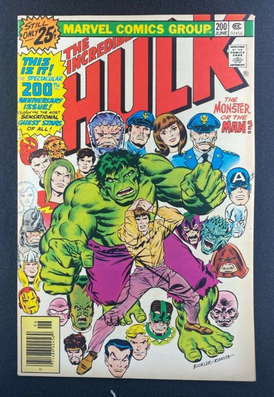 Incredible Hulk (1968) #200 VF+ (8.5) Anniversary Issue Sal Buscema ...