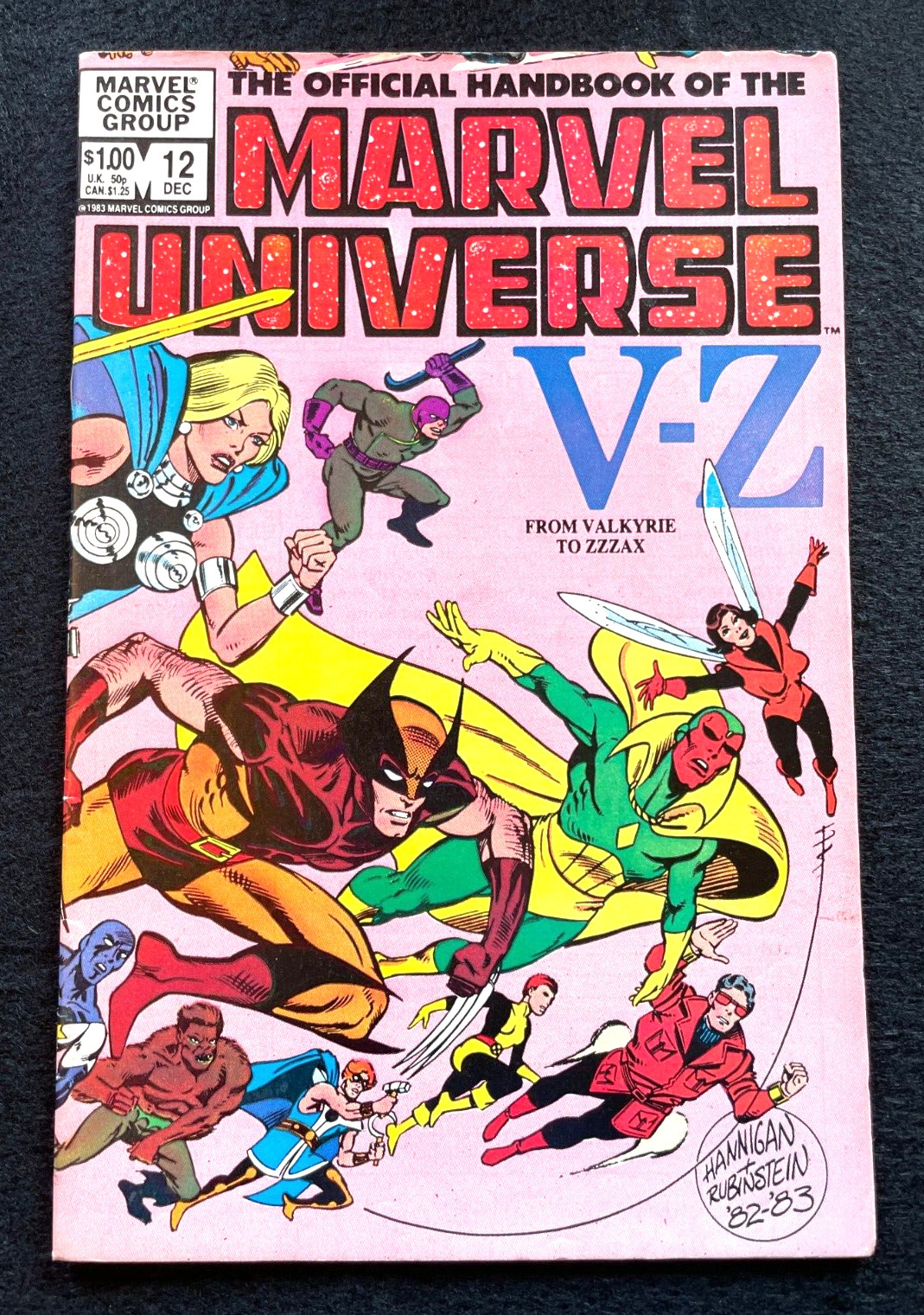 Official Handbook of the Marvel Universe #12 1983 HIGH GRADE | Comic ...