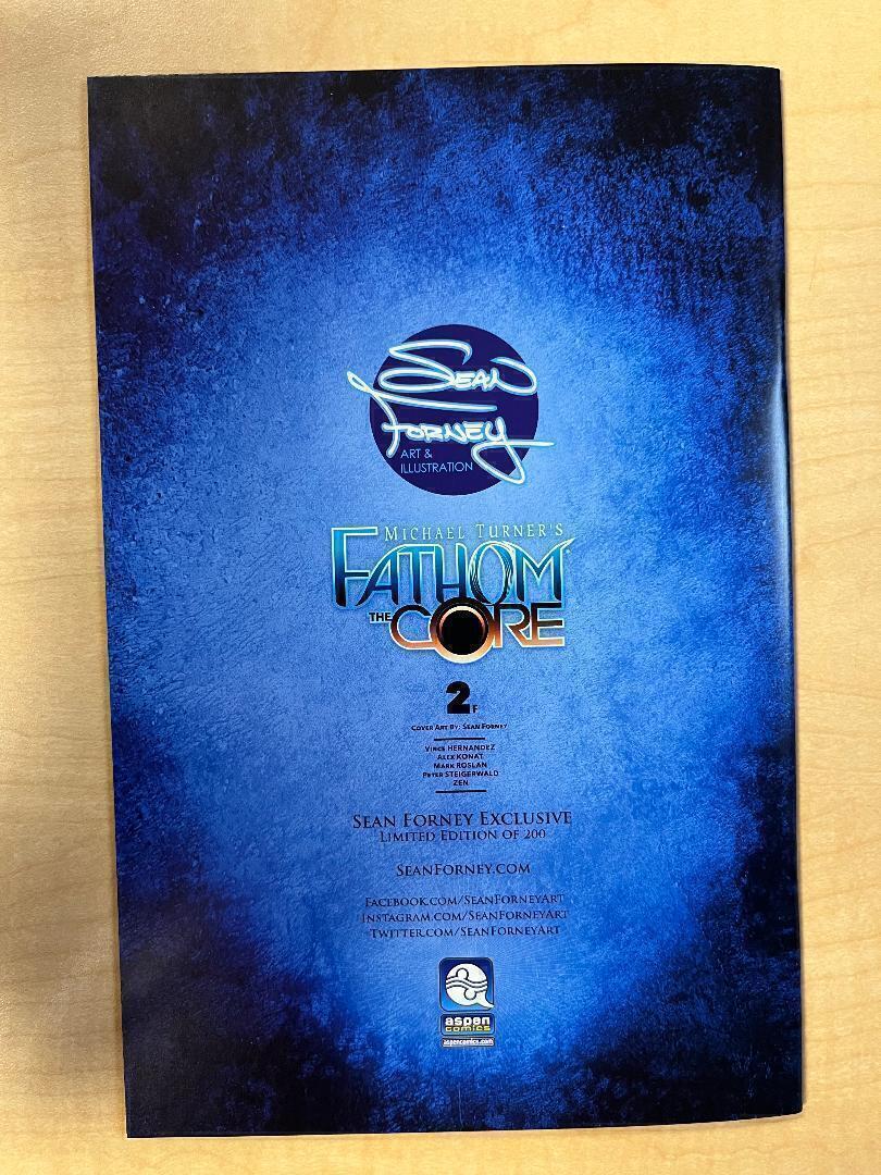 Fathom The Core #2 F Exclusive Variant Cover by Sean Forney Limited to ...