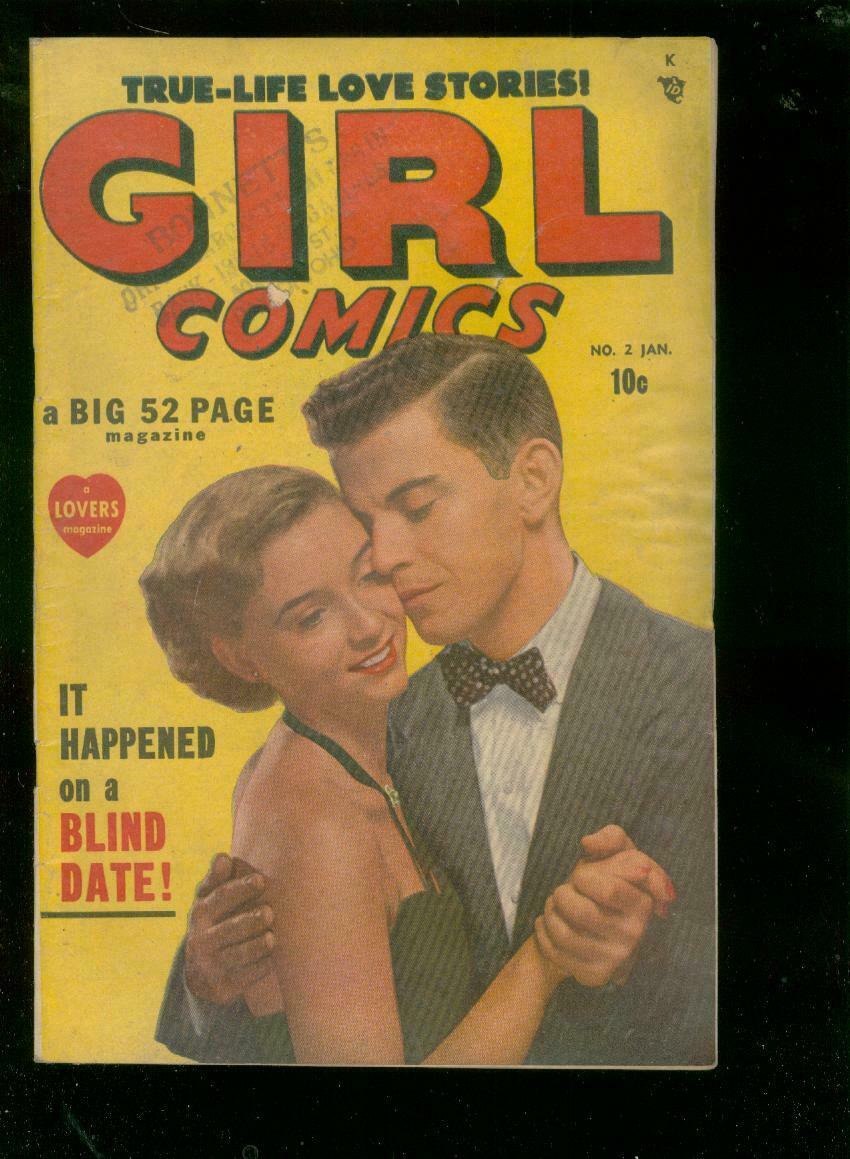Girl Comics #2 1950-Joe Kubert Art-Atlas/Marvel Romance FN- | Comic ...