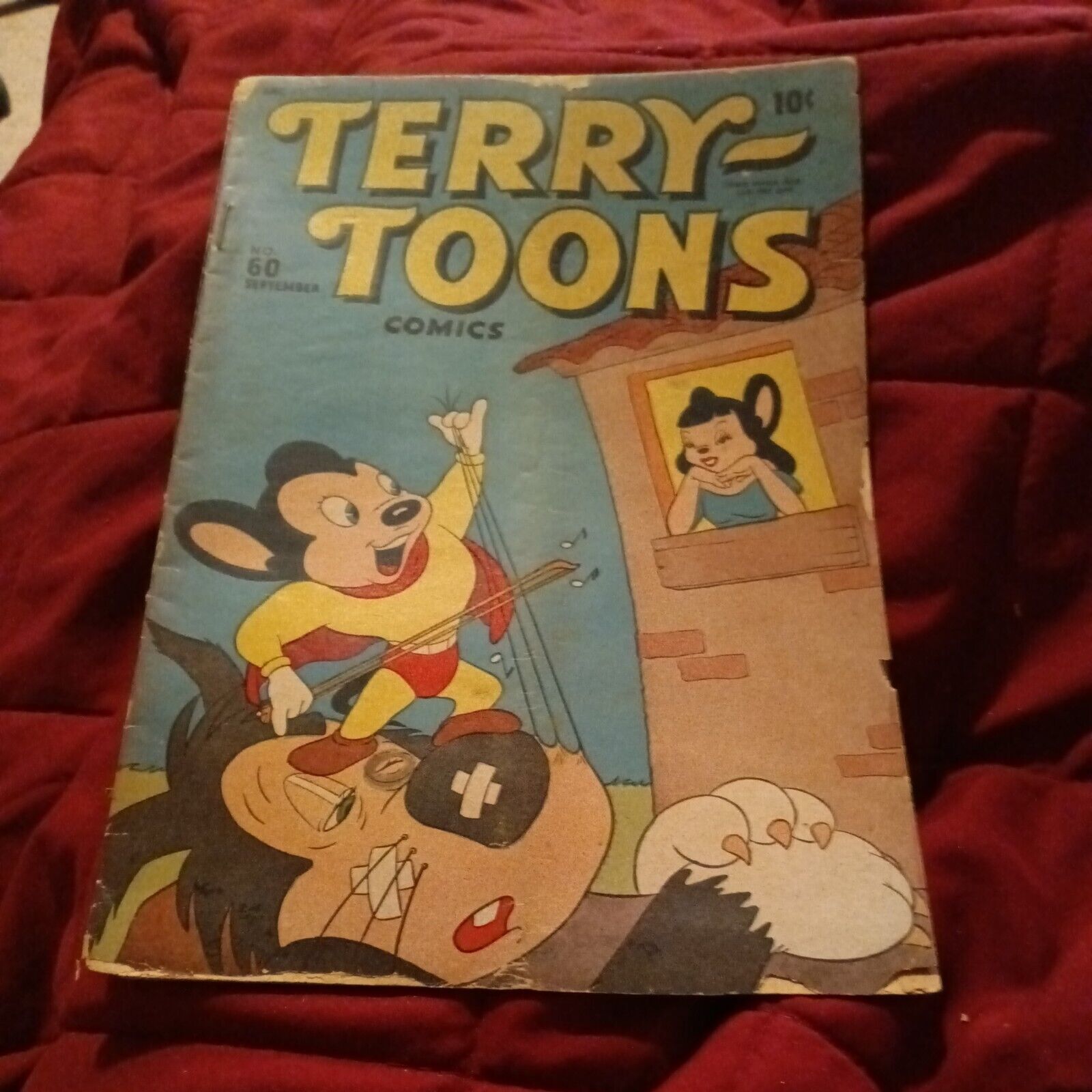Terry Toons 60 Timely Comic 1947 Early Appearance Mighty Mouse 1st ...