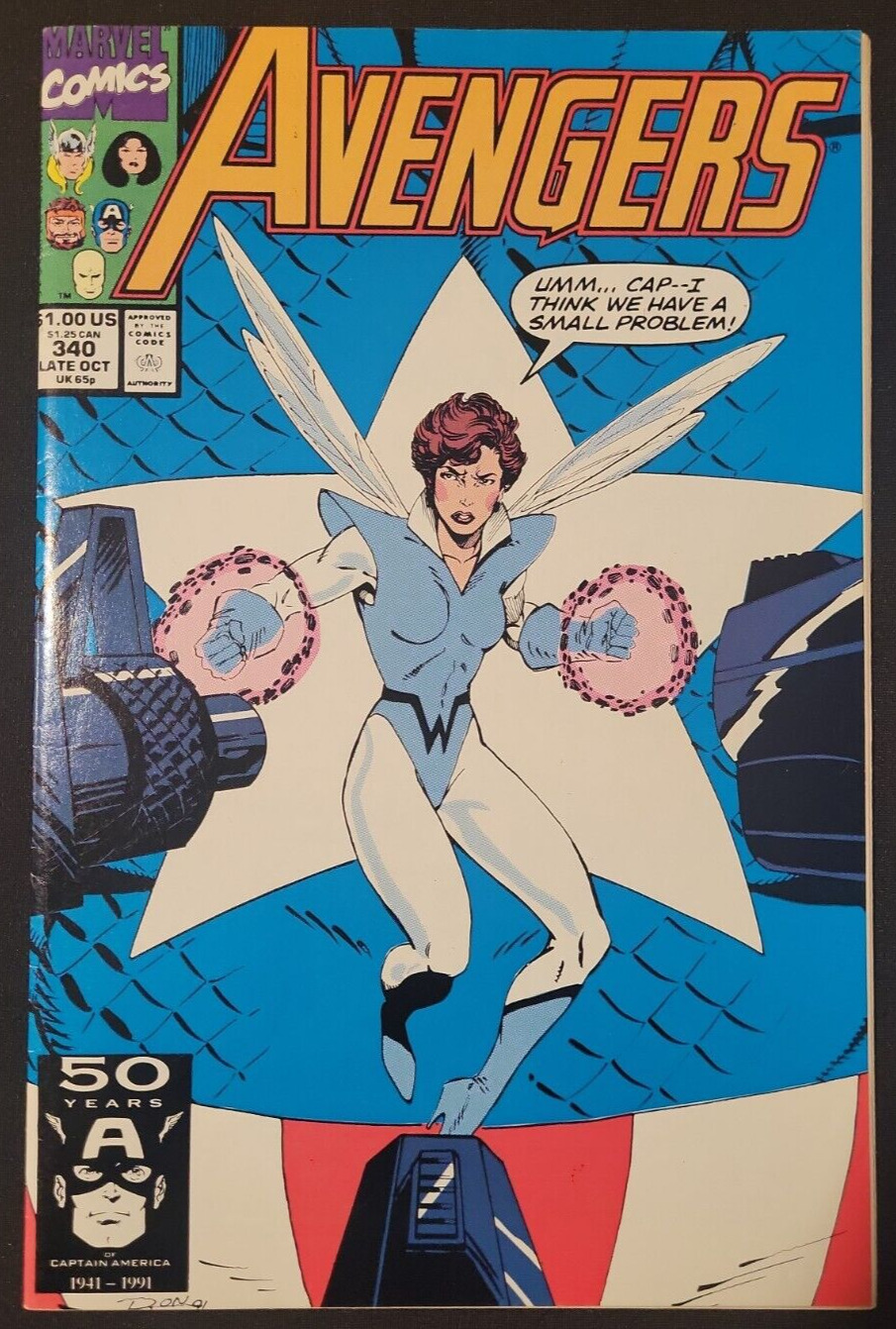 Avengers Comic 340 David Michelinie Ron Lim Marvel Comic 1991 | Comic ...