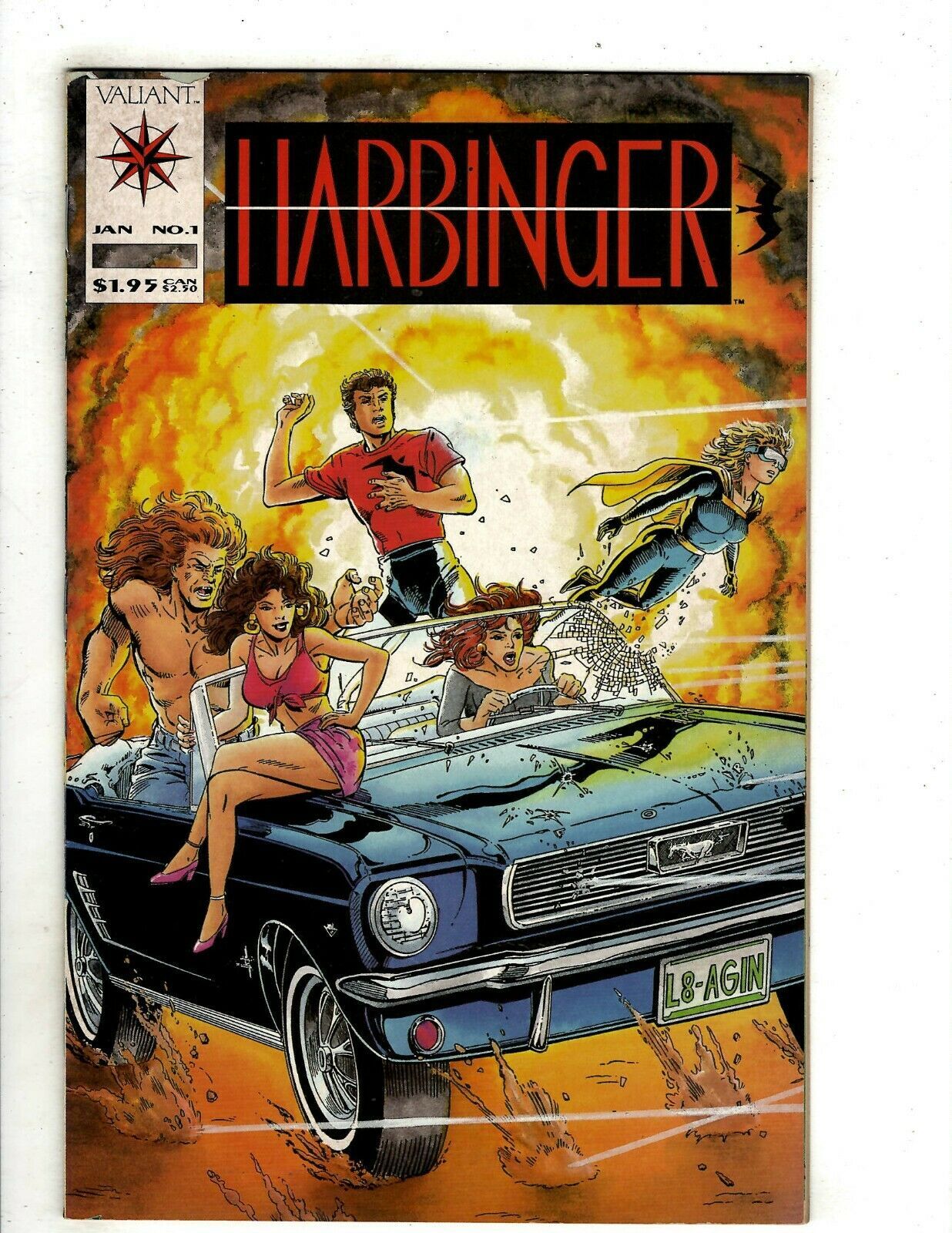 Harbinger # 1 VG/FN Valiant Comic Book Pre-Unity Coupon Included ...