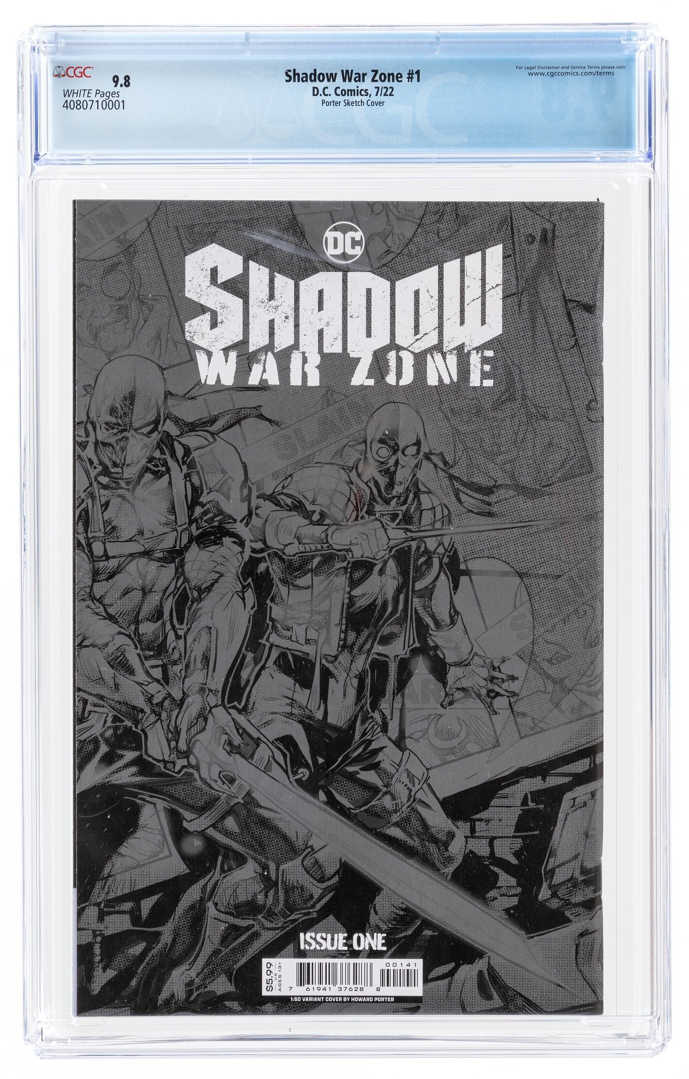 Shadow War Zone #1 (DC, 2022) CGC 9.8 - KEY | Comic Books - Modern Age, DC Comics, Deathstroke ...