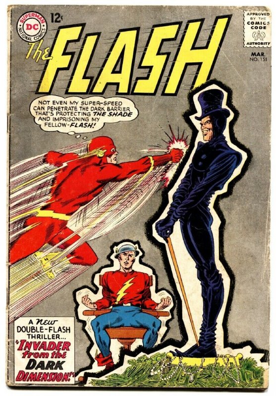 Flash #151 1965-Golden AGE Flash Cover & Tale-Dc! Vg | Comic Books ...