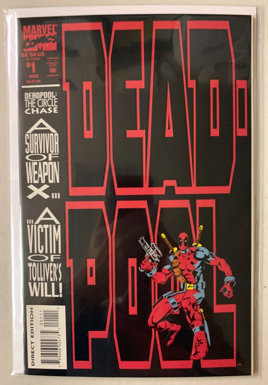 Deadpool The Circle Chase #1 Direct Marvel (7.0 FN/VF) (1993) | Comic ...