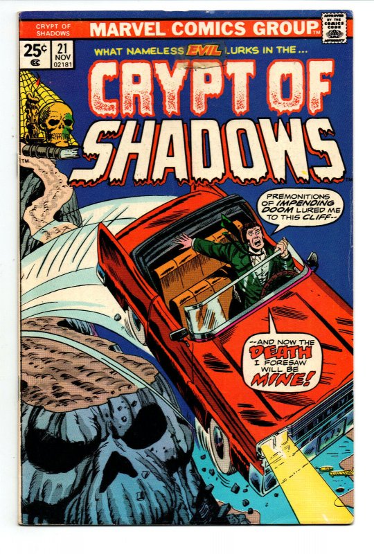 Crypt of Shadows #21 - horror - 1975 - VG | Comic Books - Bronze Age ...