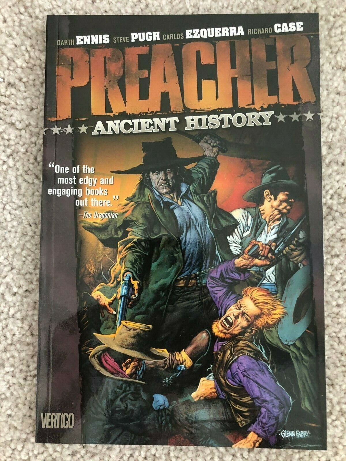 PREACHER - FOUR (4) Trade PaperBacks (TPB) - Volume 3, 4, 5, & 6 (Garth ...