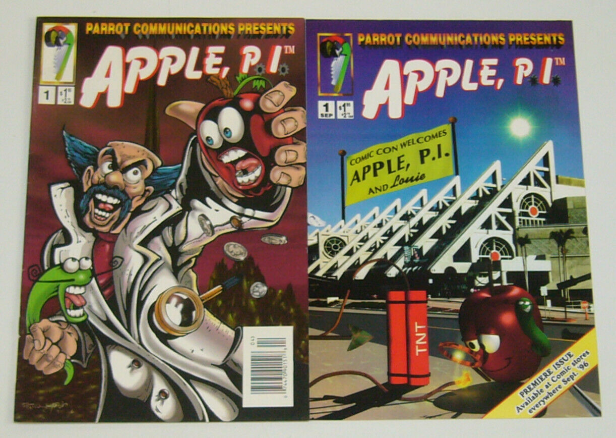 Apple, P.I. #1 FN one-shot comic + promo - parrot communications 1996 ...