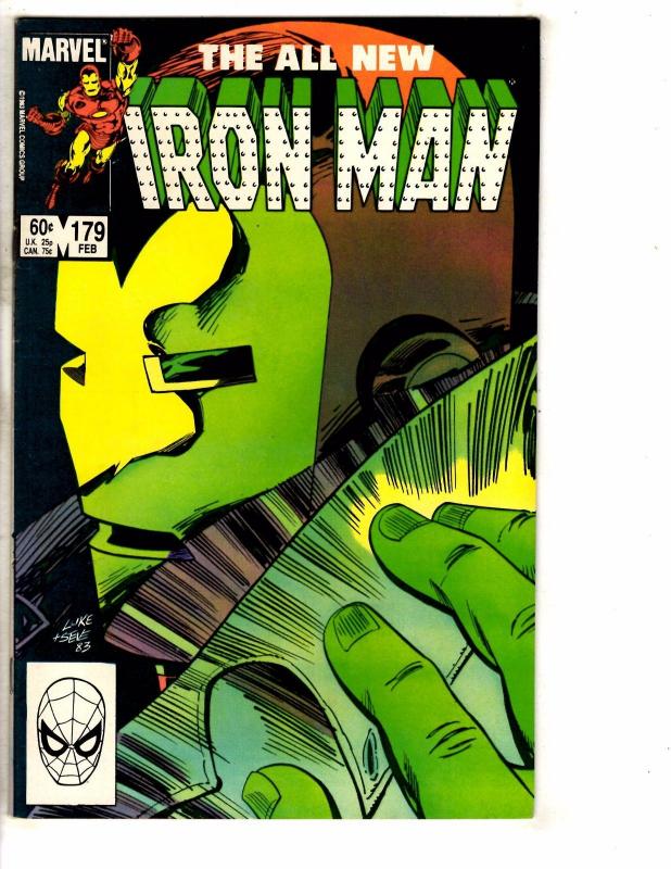 10 Iron Man Marvel Comic Books # 118 169 171 172 173 174 175 177 179 ...