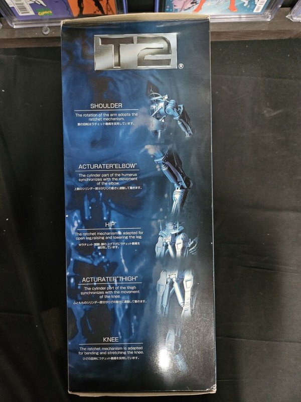 Terminator 2 Judgement Day 1/6 Scale T-800 Endo Skeleton Silver Repaint ...