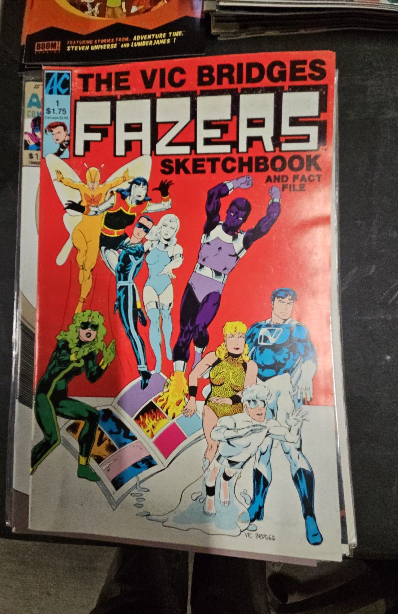Vic Bridges Fazers Sketchbook and Fact File (1986) | Comic Books ...