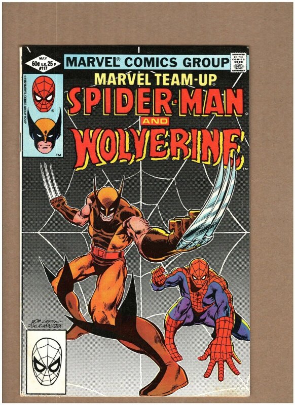 Marvel Team-Up #117 Spider-man & Wolverine 1982 VG/FN 5.0 | Comic Books ...