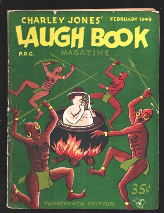 Charley Jones' Famous Laugh Book Magazine #14 2/1949-cannibalism cover ...