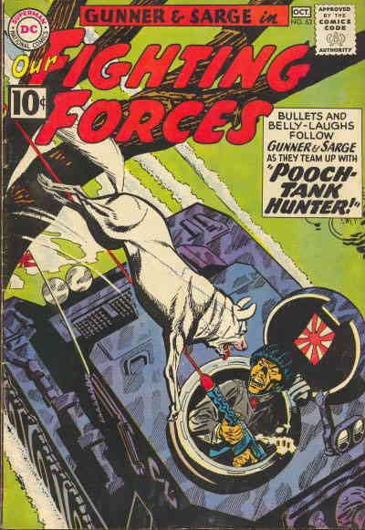 Our Fighting Forces #63 POOR ; DC | low grade comic October 1961 Gunner ...
