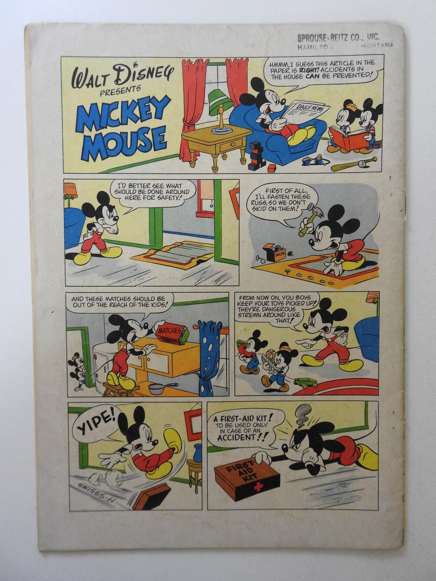 Four Color #231 (1949) GD/VG tape pull & crayon fc, staple holes ...